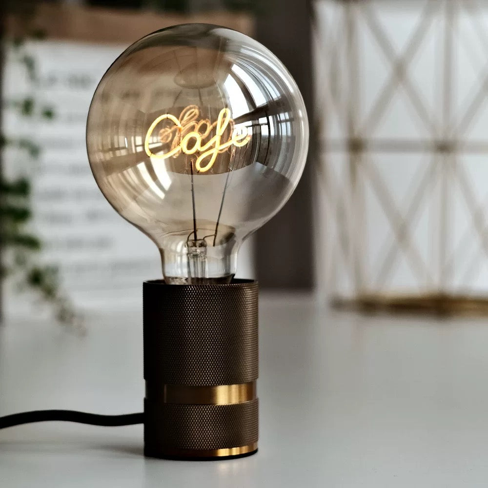 Cafe Lightbulb Style Table Lamp | Unique Lighting – Lldanduno