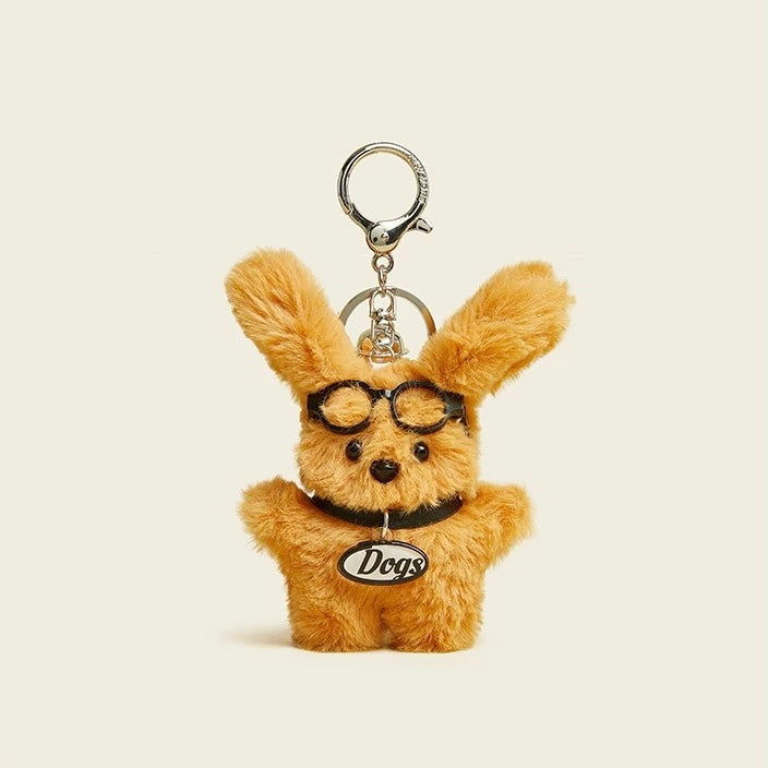 Dog Plush Keychain Bag Charm | Cute & Fun Key Accessory – Lldanduno